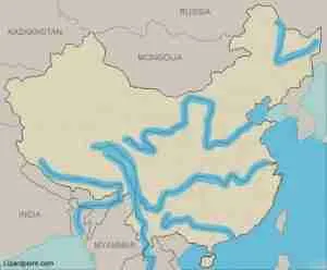 Top 5 Longest Rivers in China